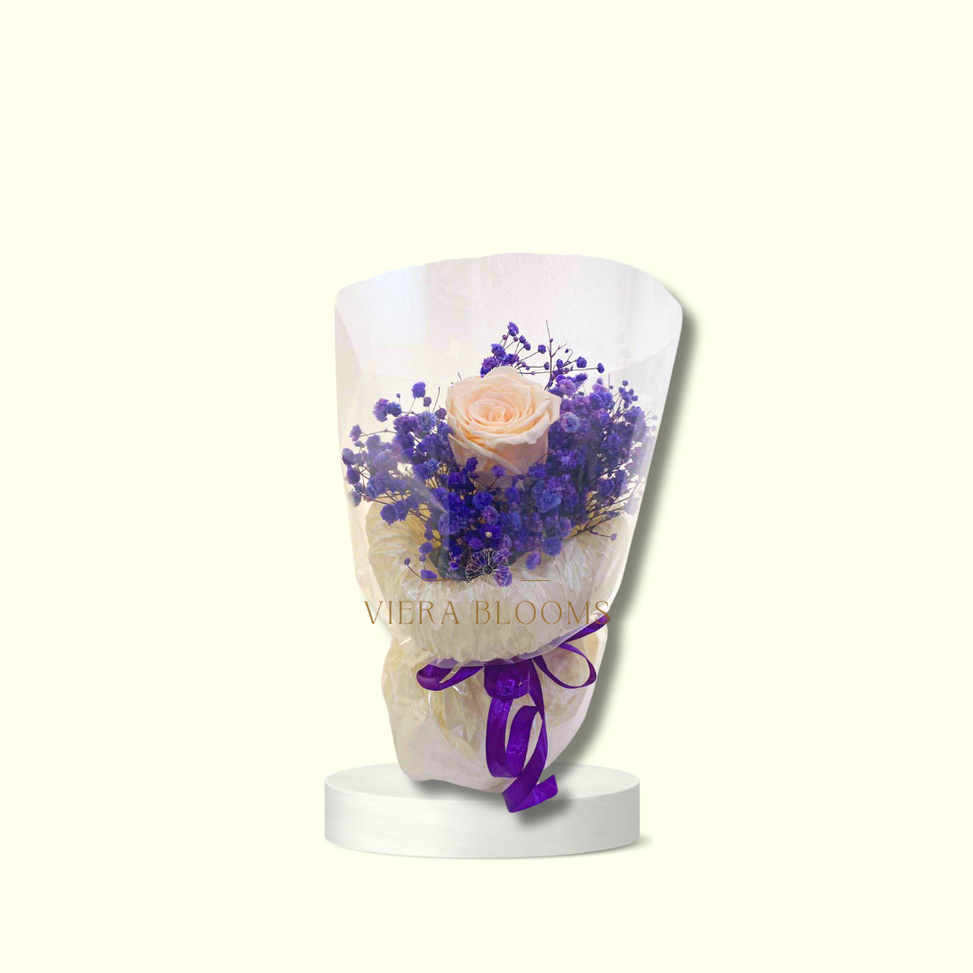 (Dried Flowers) Kay - Peach Violet Dried Flowers For All Occasions at ...